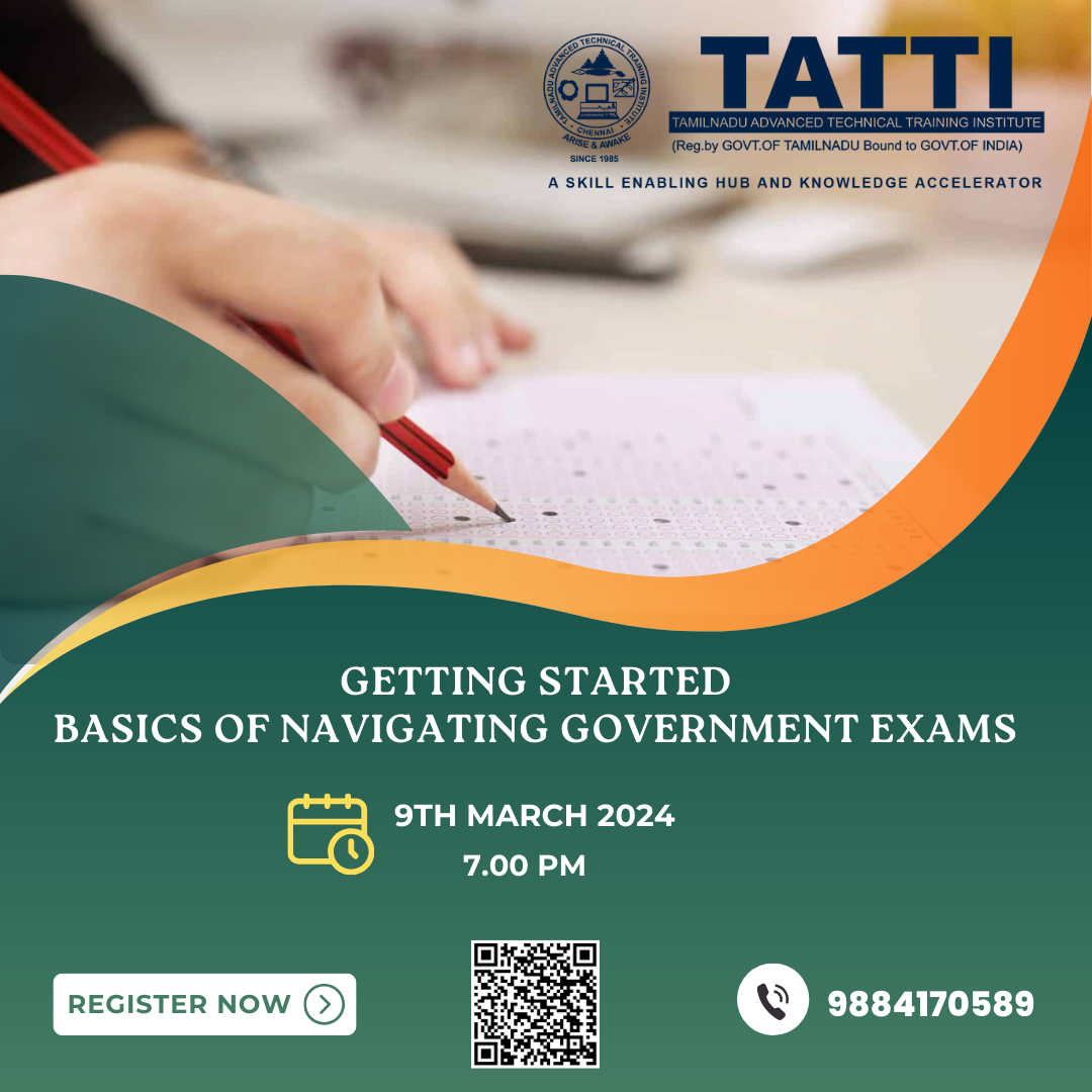 Getting Started: Basics of Navigating Government Exams – TATTI